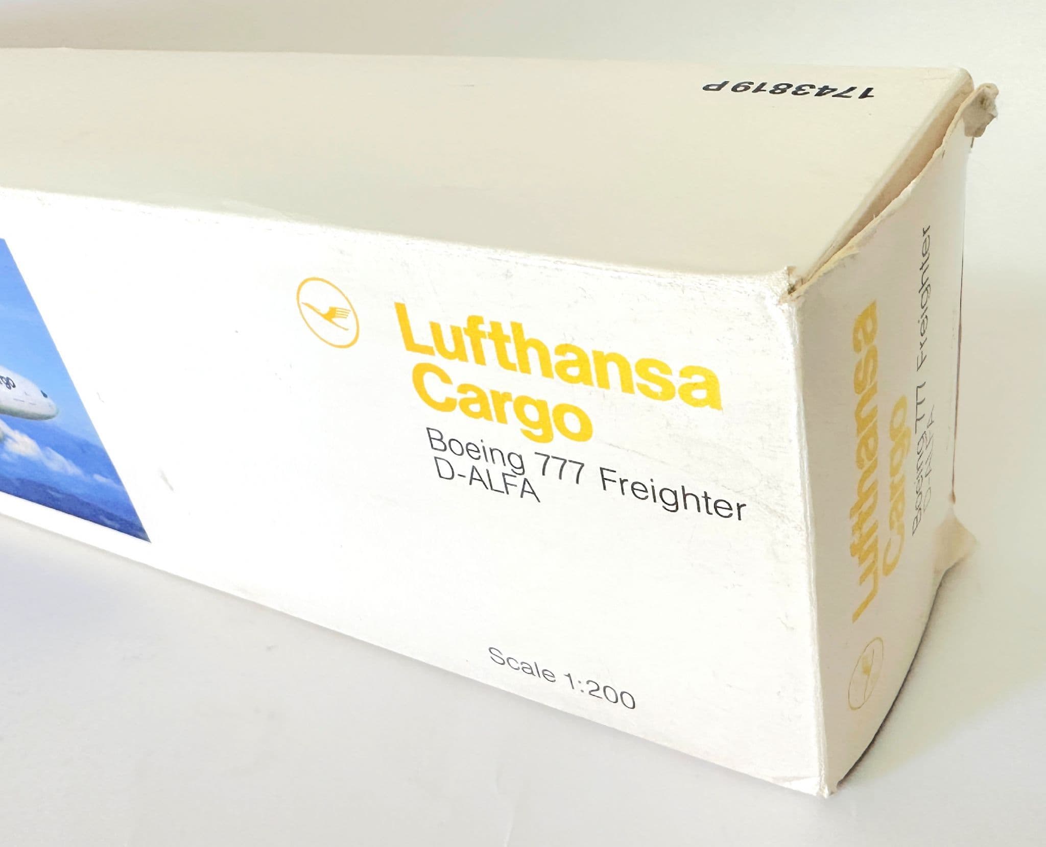 Boeing 777-200F Lufthansa Cargo Premium Hogan Collectors Model Scale 1 200
