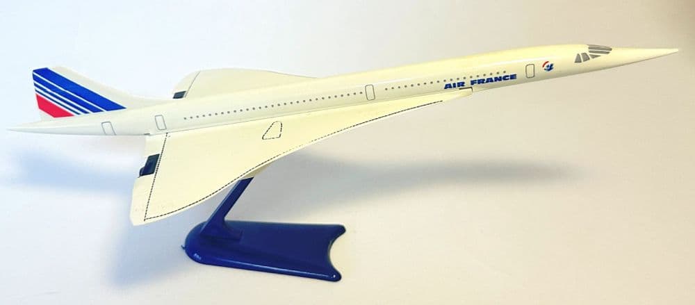 Concorde Air France Vintage Wooster Snap Fit Collectors Model Scale 1 250