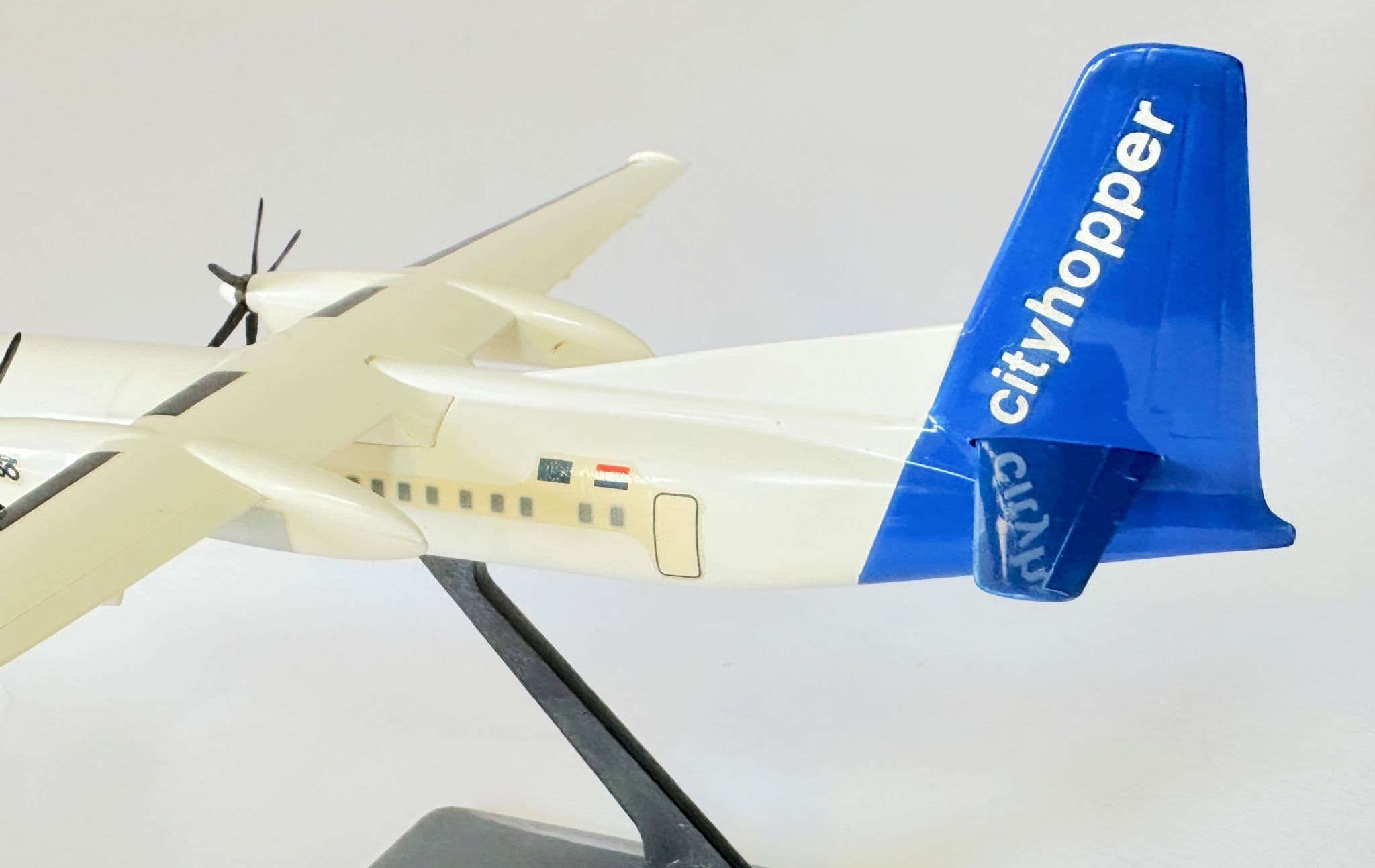 Fokker F-50 KLM City Hopper Vintage IMC / CMD Snap Fit Collectors Model ...