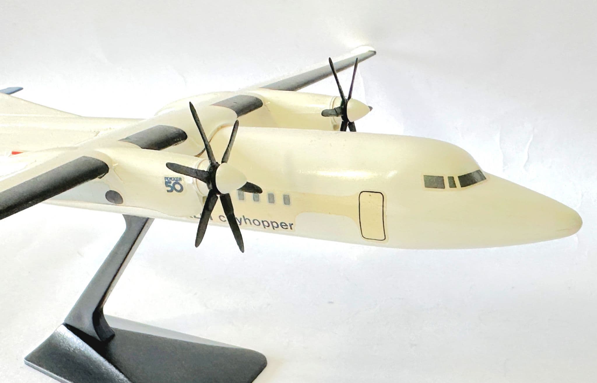 Fokker F-50 KLM City Hopper Vintage IMC / CMD Snap Fit Collectors Model ...