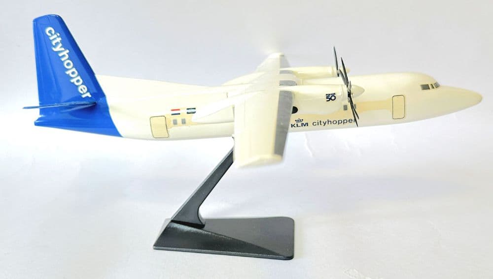 Fokker F-50 KLM City Hopper Vintage IMC / CMD Snap Fit Collectors Model ...