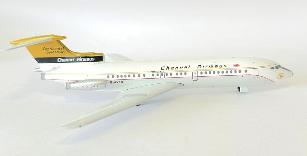 Hawker Siddeley HS-121 Trident 1E Channel Airways Metal Model 1 200 ...