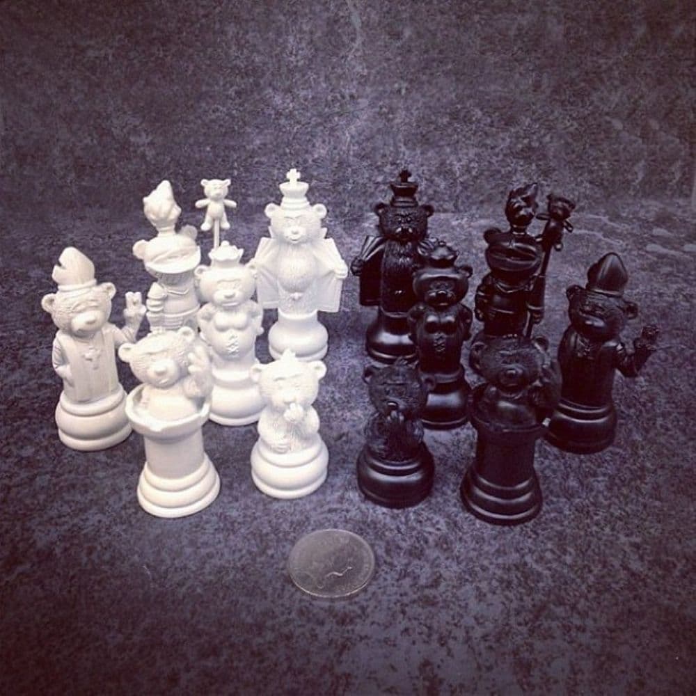 Bad Taste Bears Chess Set and Board