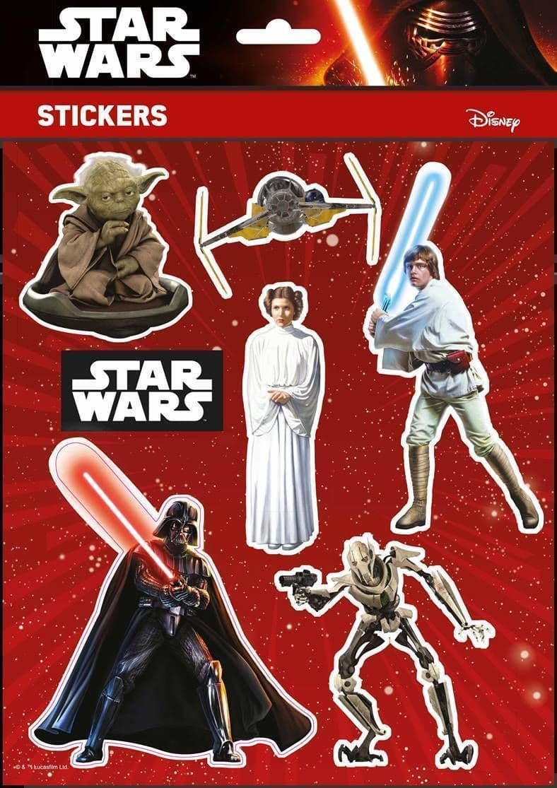 Disney Children s Star Wars Stickers - Luke Skywalker