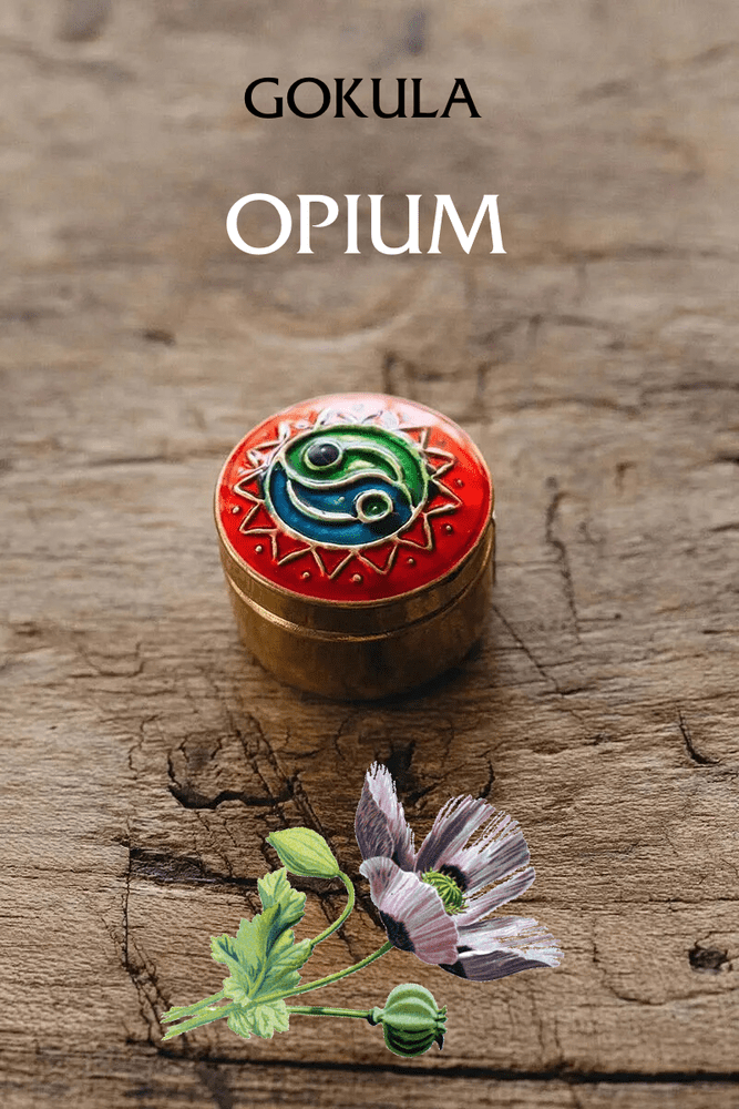 Gokula Natural Solid Perfume - Opium - 4gm