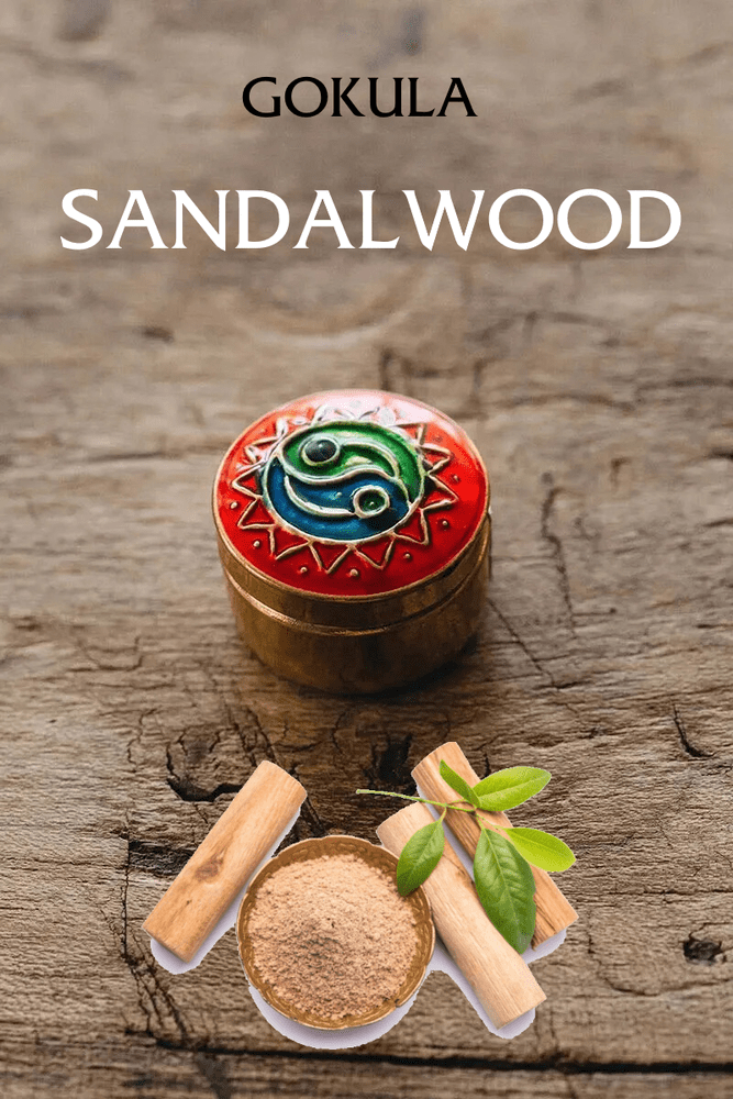 Gokula Natural Solid Perfume - Sandalwood- 4gm