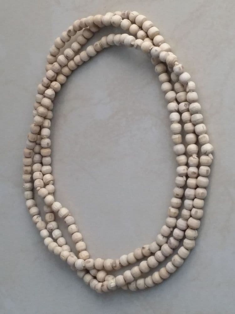 Tulsi Neck Beads - Large Size 3mm - Three loops around the neck