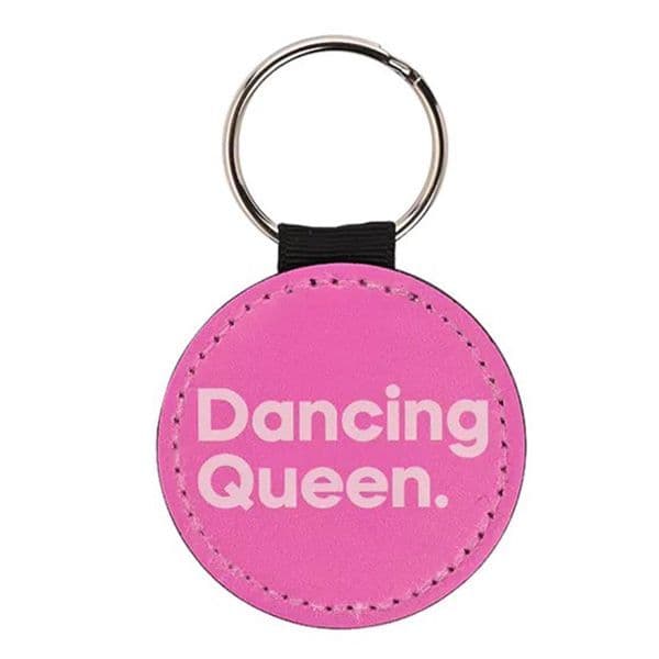ABBA "Dancing Queen" PU Leather Keyring | musical gifts online