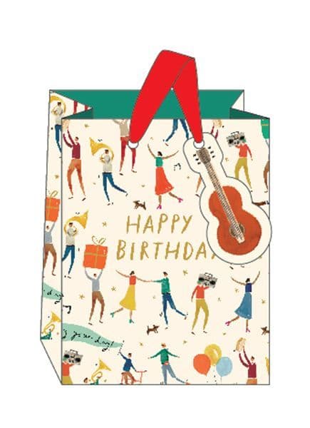 Birthday Medium Size Music Themed Gift Bag with Tag | musical gifts online