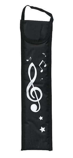 Black Padded Recorder Bag - Music Recorder Bag | musical gifts online