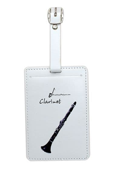 Clarinet Luggage Label - Music Gift - Clarinet Gift | musical gifts online