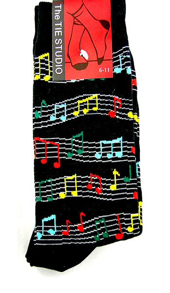Colourful Sheet Music Socks & Gifts for Musicians | musical gifts online
