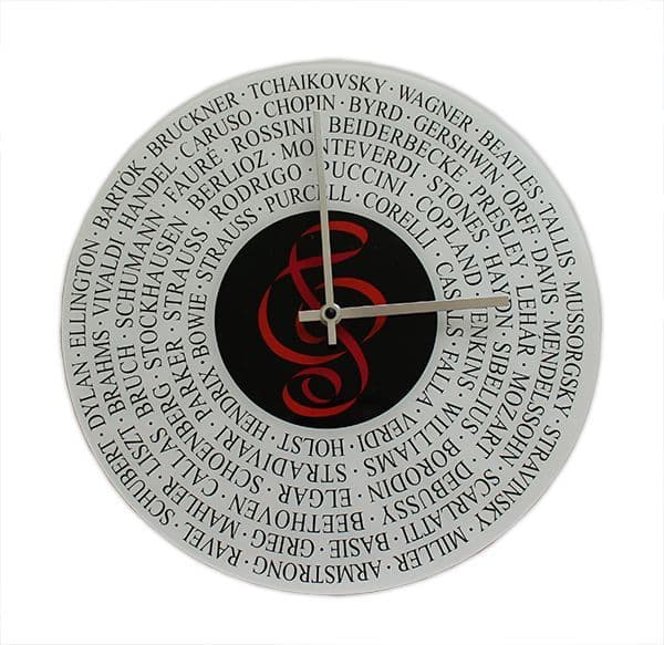 Music Composers Clock - Music Themed Clock | musical gifts online