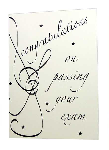 Music Congratulations Card – Cards for Musicians | musical gifts online