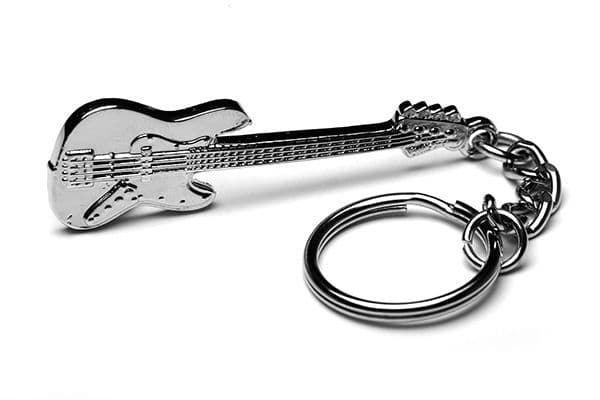 Fender Bass Guitar Keyring - Bass Guitar Gift | musical gifts online