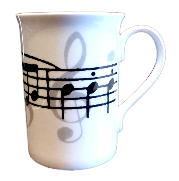 Sheet Music & Musical Note Mugs | Musical Gifts Online
