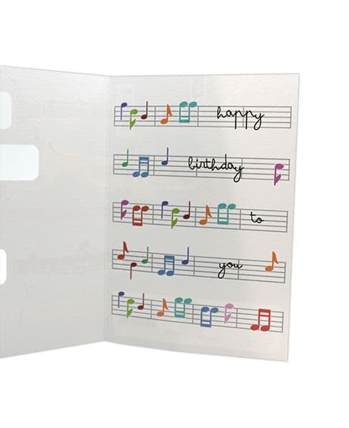 Happy Birthday Musical Instrument Card - Music Card | musical gifts online