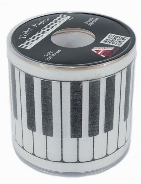 Keyboard Toilet Roll - Novelty Music Toilet Roll | musical gifts online