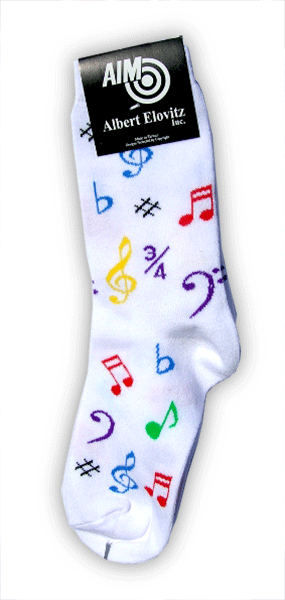 Stylish Music Socks for Women | Musical Gifts Online