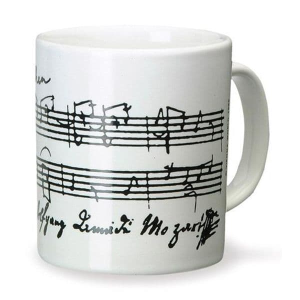 Mozart White Mug - Music Themed Mug | musical gifts online