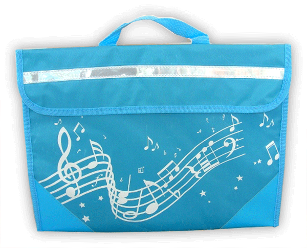 Coloured PVC Music Bag School Music Bags & Gifts | musical gifts online
