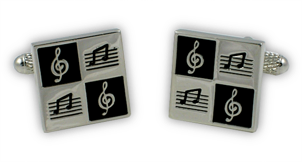 Music Note & Treble Clef Cufflinks | Musical Gifts Online