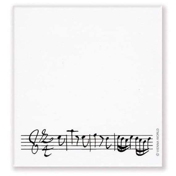 Music Stave Sticky Notes - Music Themed Stationery | musical gifts online
