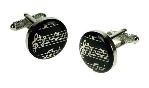 Music Cufflinks – Circular Music Notes Cufflinks | musical gifts online