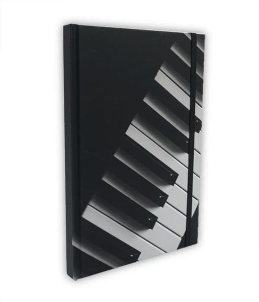 Piano Keyboard A5 Notebook - Music Themed Stationery | musical gifts online