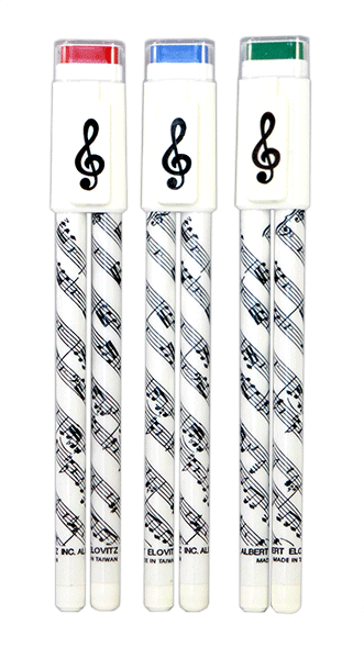 Pen & Non Sharpening Pencil Sheet Music Design | musical gifts online