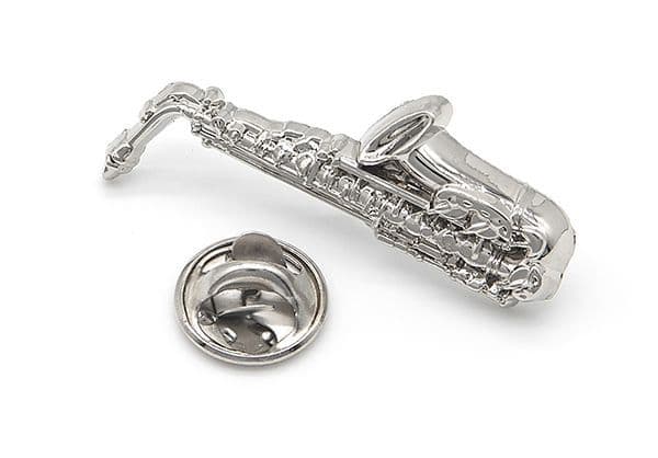 Saxophone Lapel Badge - Music Lapel Pin | musical gifts online