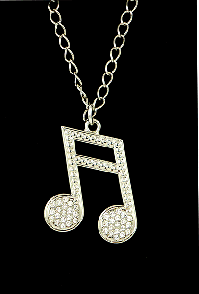 Semi-quaver Pendant by Onyx Art– Music Jewellery | musical gifts online