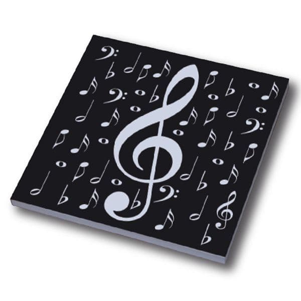 Square Music Notes Journal - Music Notebook | musical gifts online