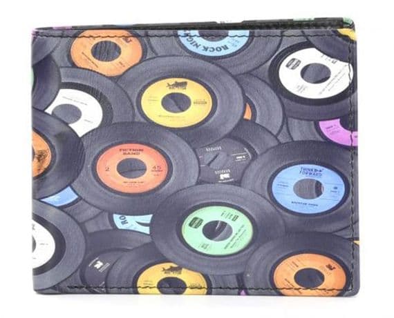 Vinyl Records Leather Notecase Wallet - Music Wallet | musical gifts online