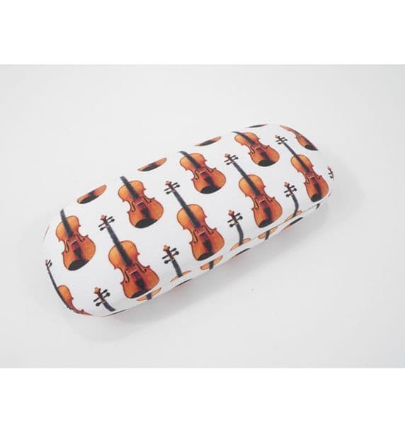 Violin Decorated Glasses Case - Music Glasses Case | musical gifts online