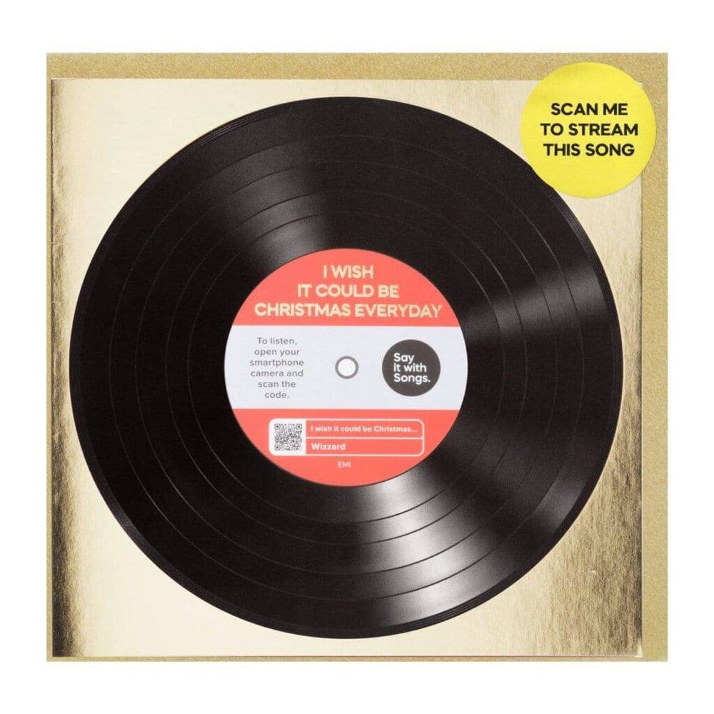Wizzard " I Wish It Could Be Christmas Everyday" Record Card | musical ...