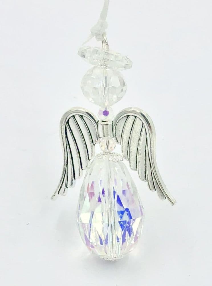 10 x Large AB crystal angel kit 1 60 each