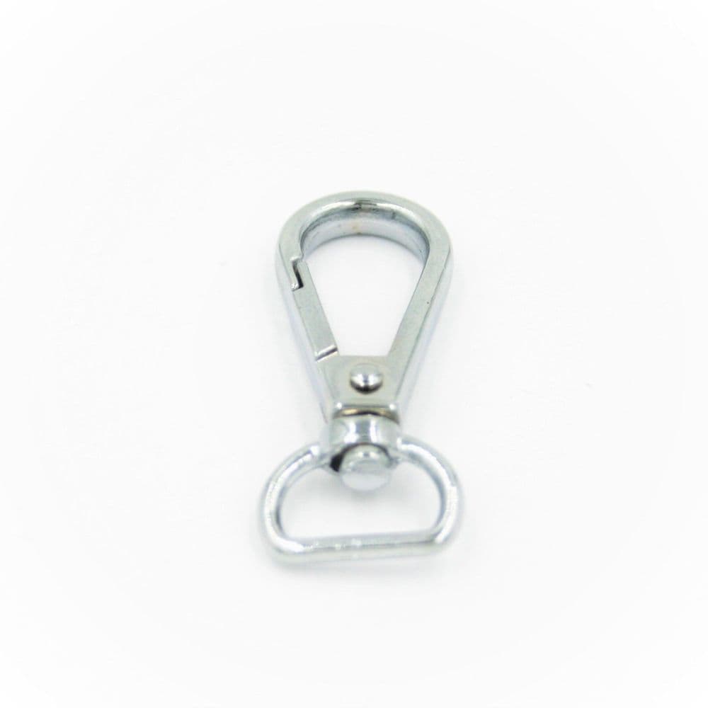 Chrome clasp with swivel attachment