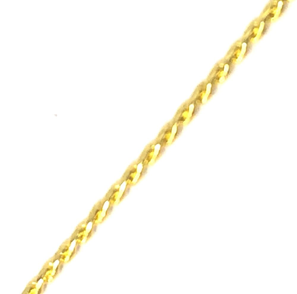 Fine gold plated chain 1mm