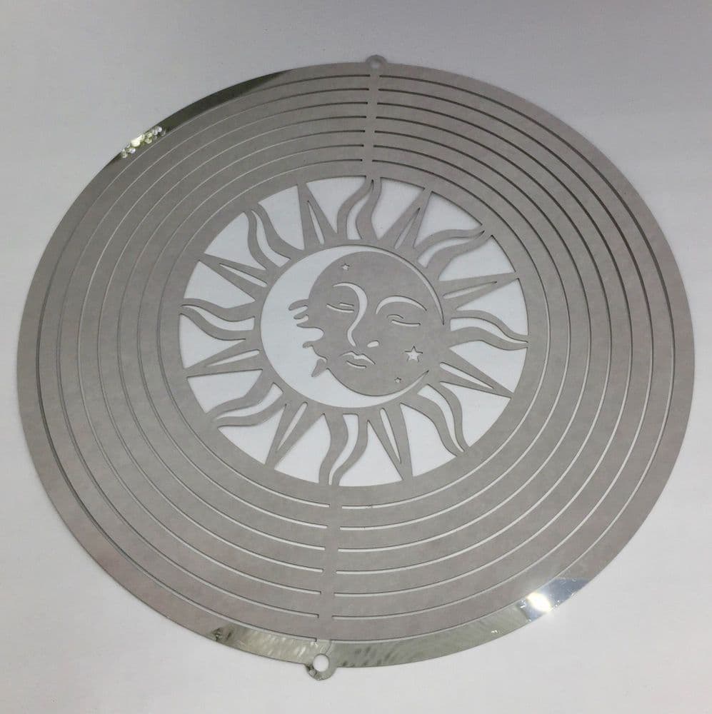 Stainless steel spinner - Sun and Moon