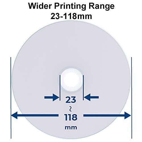 25 Mediarange Blu Ray 6x Inkjet Printable Blank discs BDR BD-R 25GB ...