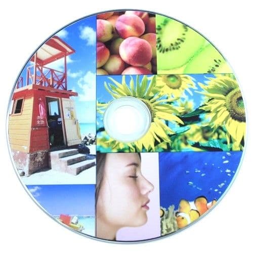 50 MediaRange Full Face White Inkjet Printable CD-R 52x 700MB MR208 S/W