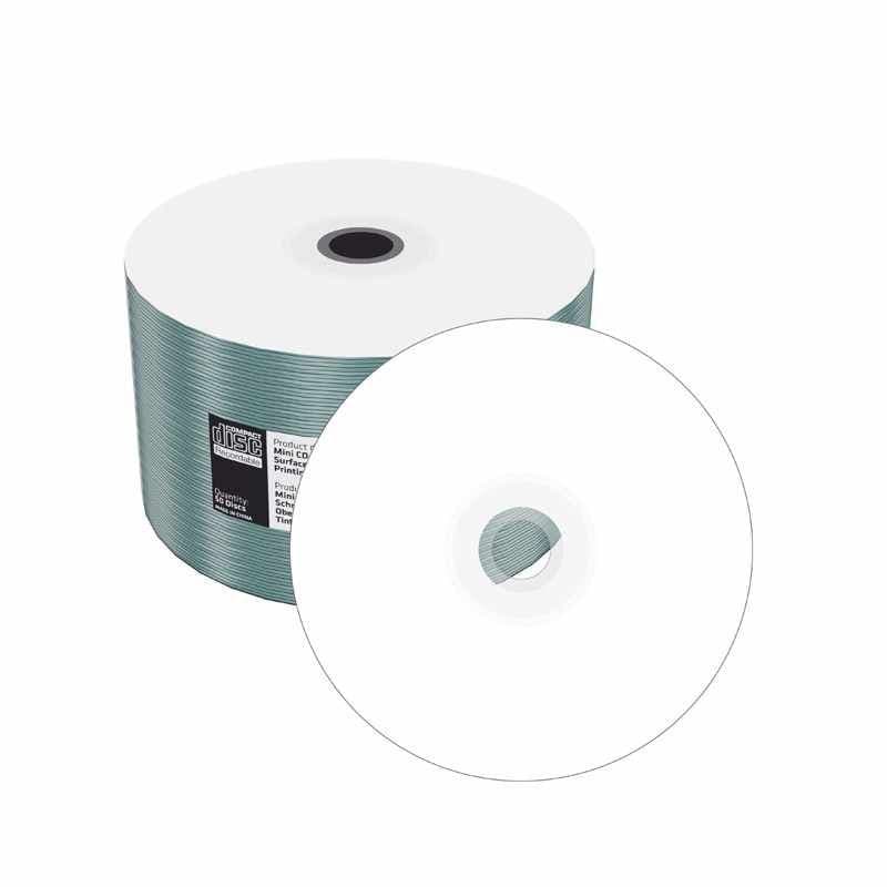 Mediarange Mini 8cm 25min Full Face White printable CD-R MR257 - 50 pieces