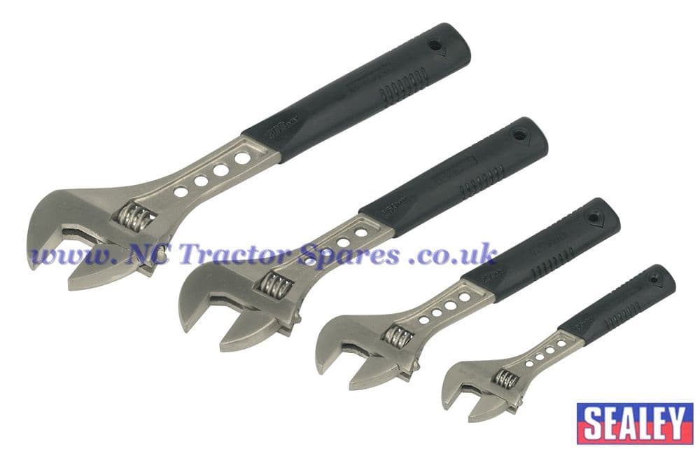 Adjustable Wrench Set 4pc