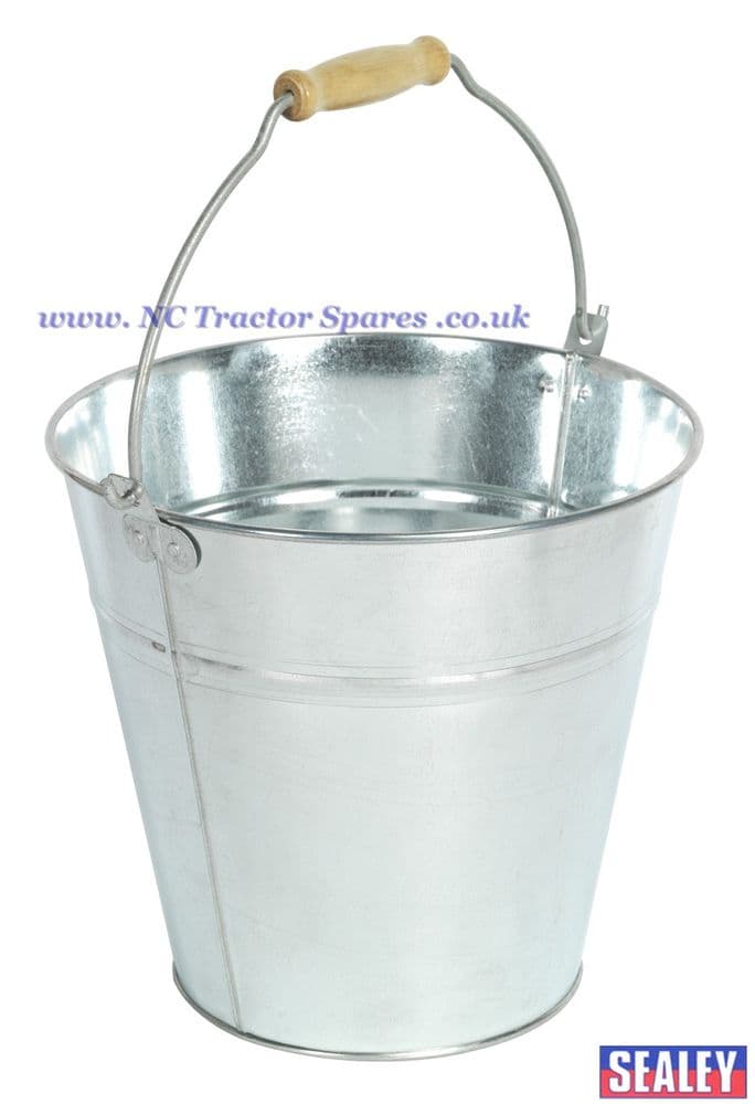 Bucket 14ltr Galvanized