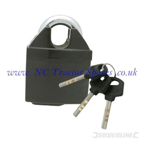 Close Shackle Padlock 50mm Silverline