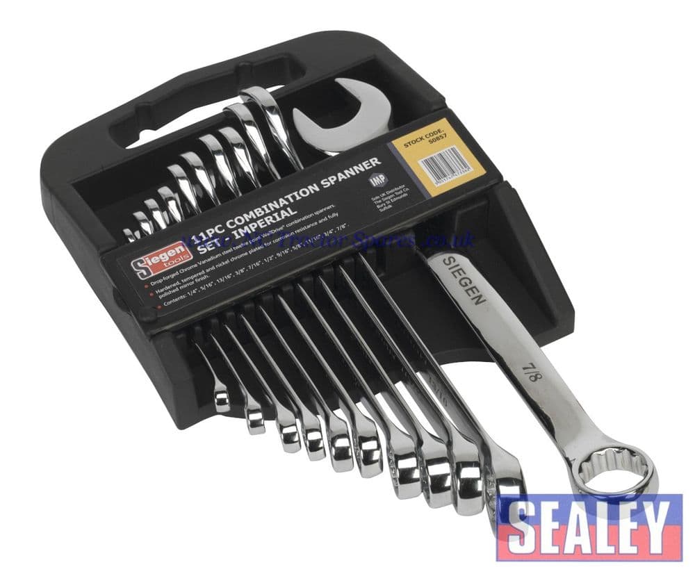 Combination Spanner Set 11pc Imperial
