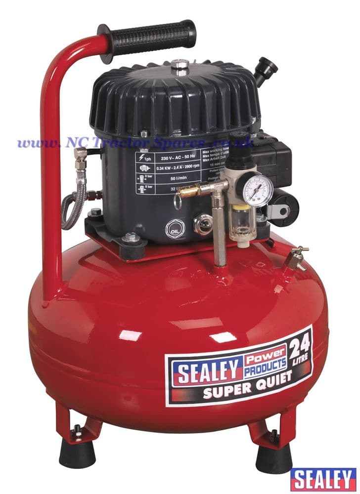 Compressor 24ltr Super Quiet 0 5hp