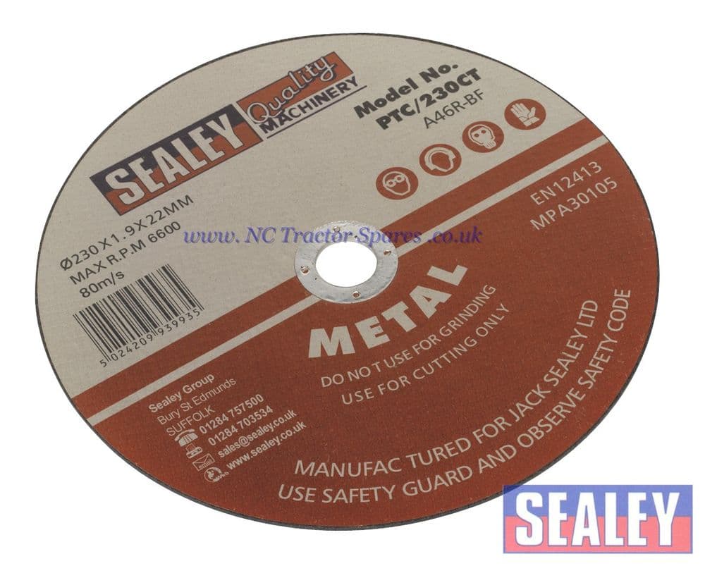 Cutting Disc 230 x 1 9mm 22mm Bore