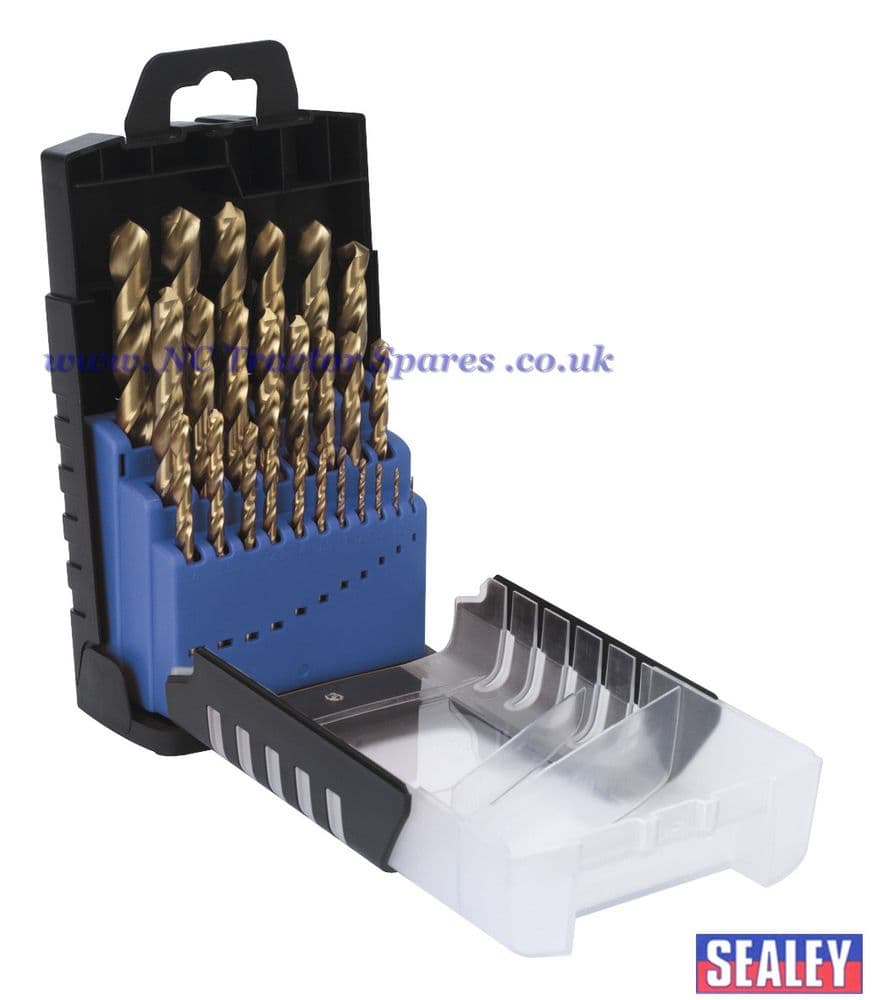 Drill Bit Set 25pc Titanium Coated Metric